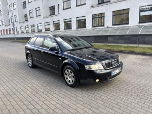 Black Audi A4 2003 in Vilnius, with an engine capacity of 1.90 L and mileage of 342 thousand km for 1050 €, photo 4 on AUTOMOTO.COM.LV