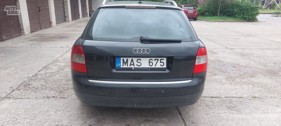 Black Audi A4 2003 in Vilnius, with an engine capacity of 1.90 L and mileage of 350 thousand km for 590 €, photo 6 on AUTOMOTO.COM.LV