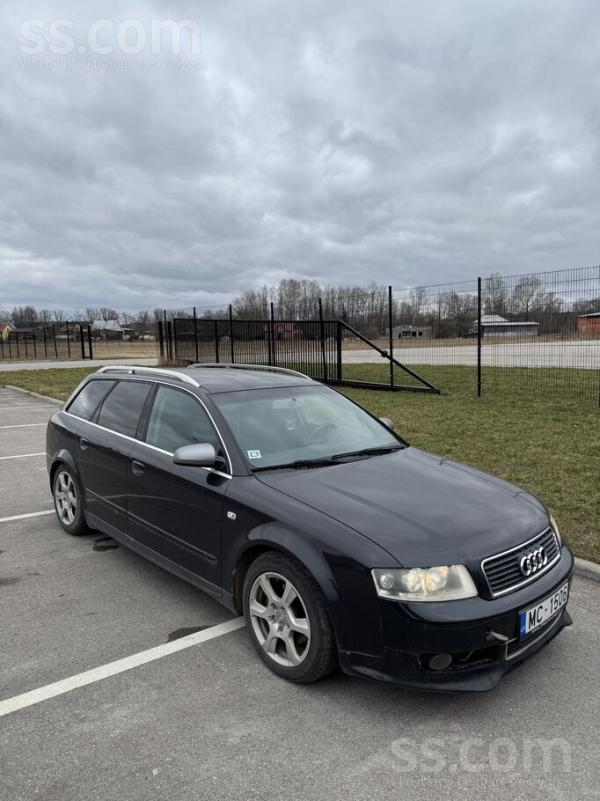 Black Audi A4 2003 in Valmiera, with an engine capacity of 1.80 L and mileage of 290 thousand km for 1450 €, photo 1 on AUTOMOTO.COM.LV