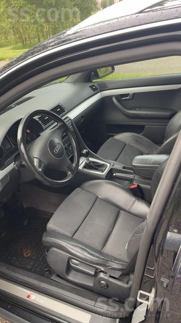 Melns Audi A4 2003 Daugavpils, ar dzinēja tilpumu 1.90 L un nobraukumu 295 tūkst. km par 2350 €, foto 8 vietnē AUTOMOTO.COM.LV