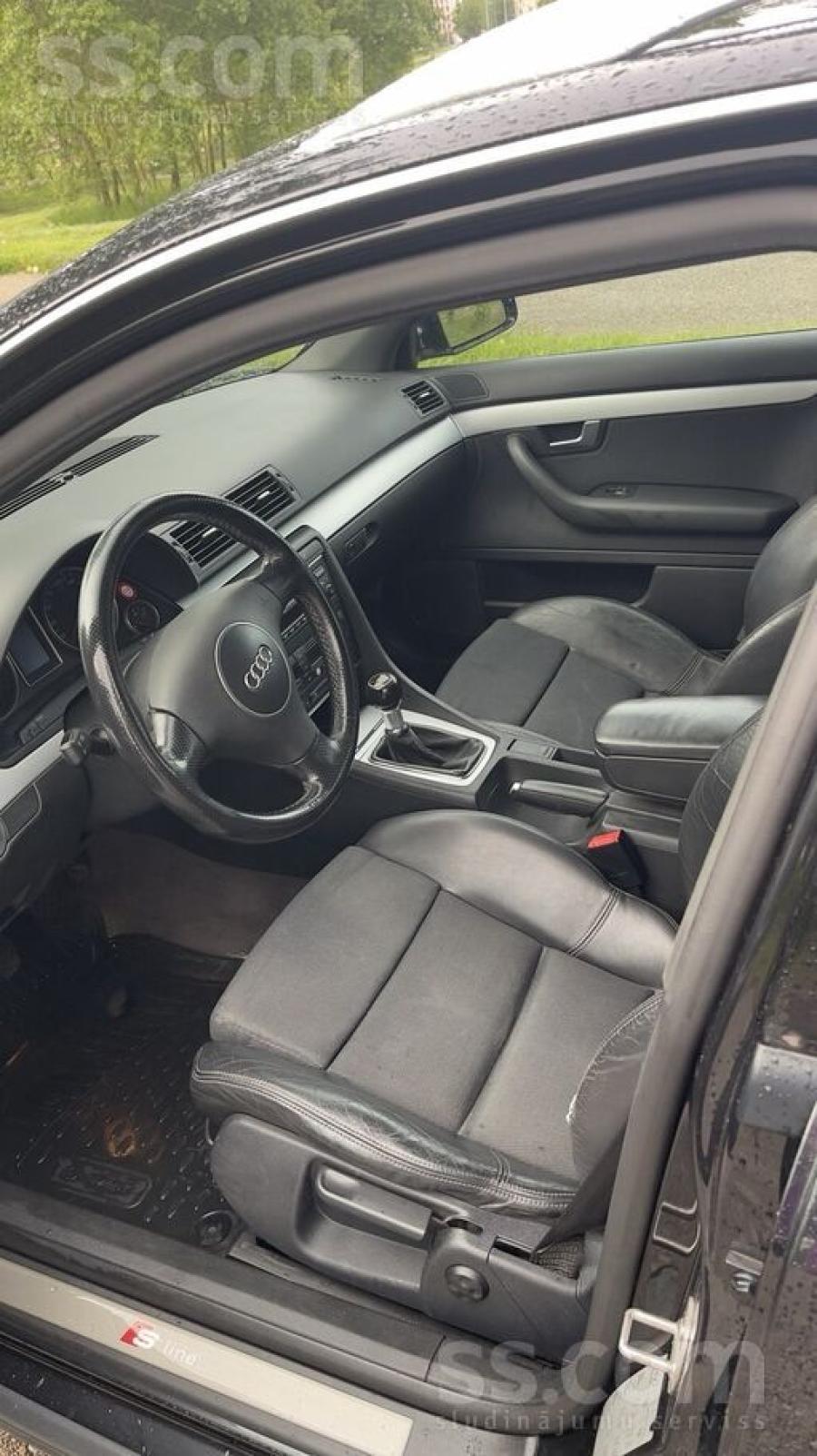 Melns Audi A4 2003 Daugavpils, ar dzinēja tilpumu 1.90 L un nobraukumu 295 tūkst. km par 2350 €, foto 9 vietnē AUTOMOTO.COM.LV