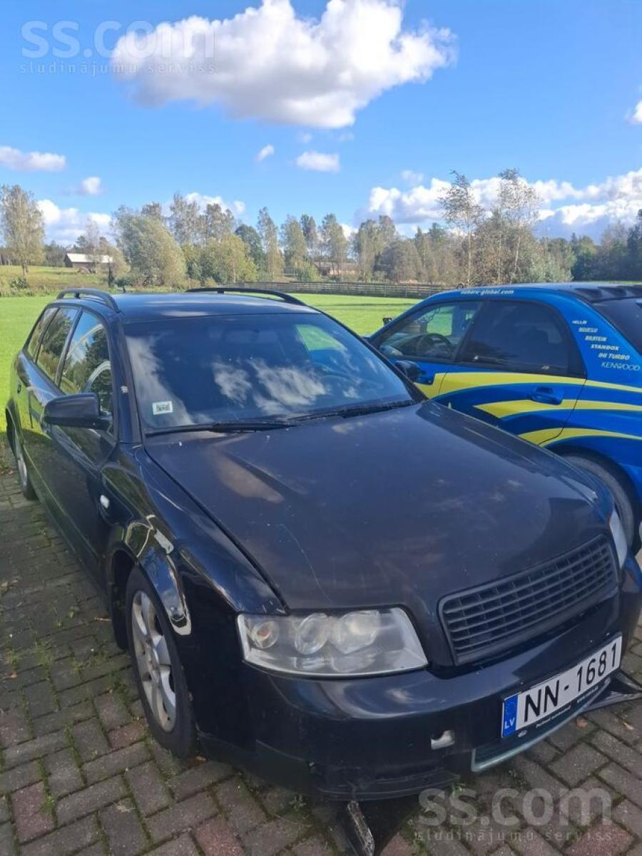 Black Audi A4 2003 in Riga, with an engine capacity of 1.80 L and mileage of 300 thousand km for 1000 €, photo 8 on AUTOMOTO.COM.LV