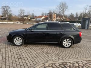 Black Audi A4 2003 in Bauska, with an engine capacity of 1.90 L and mileage of 313 thousand km for 2895 €, photo 4 on AUTOMOTO.COM.LV