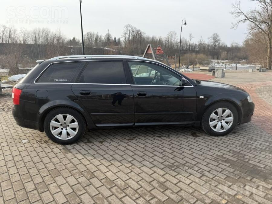 Black Audi A4 2003 in Bauska, with an engine capacity of 1.90 L and mileage of 313 thousand km for 2895 €, photo 5 on AUTOMOTO.COM.LV