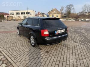 Black Audi A4 2003 in Bauska, with an engine capacity of 1.90 L and mileage of 313 thousand km for 2895 €, photo 6 on AUTOMOTO.COM.LV