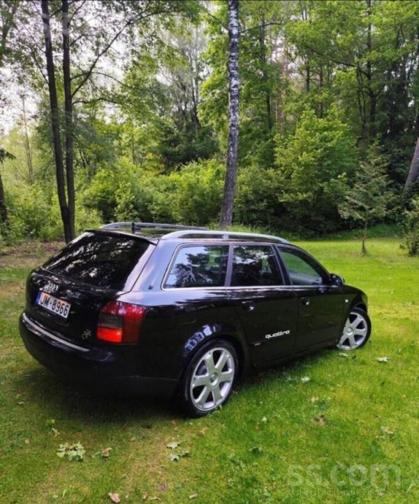 Black Audi A4 2003 in Valmiera, with an engine capacity of 2.50 L and mileage of 0 thousand km for 2900 €, photo 2 on AUTOMOTO.COM.LV