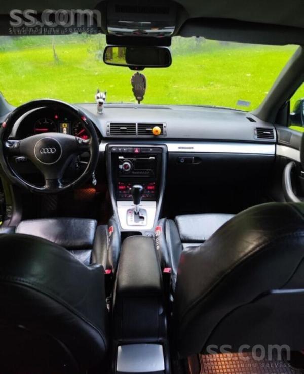 Black Audi A4 2003 in Valmiera, with an engine capacity of 2.50 L and mileage of 0 thousand km for 2900 €, photo 4 on AUTOMOTO.COM.LV