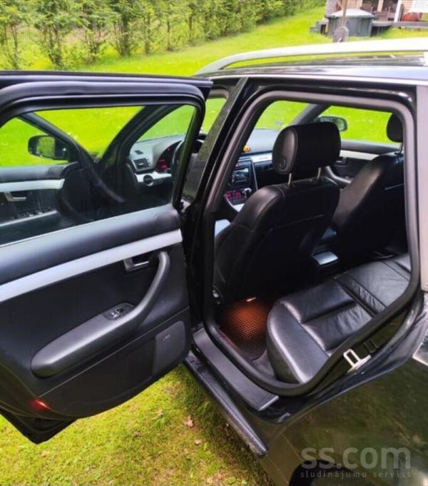 Black Audi A4 2003 in Valmiera, with an engine capacity of 2.50 L and mileage of 0 thousand km for 2900 €, photo 7 on AUTOMOTO.COM.LV
