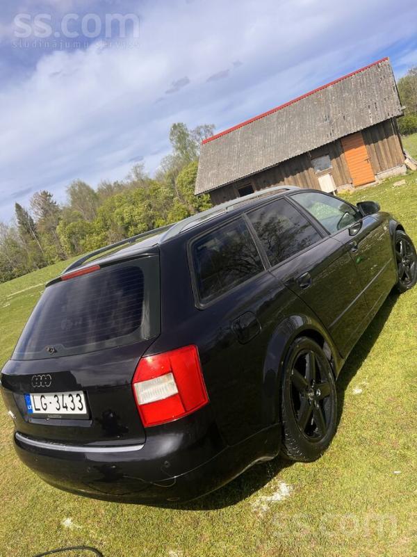 Black Audi A4 2003 in Valmiera, with an engine capacity of 1.90 L and mileage of 0 thousand km for 2100 €, photo 4 on AUTOMOTO.COM.LV
