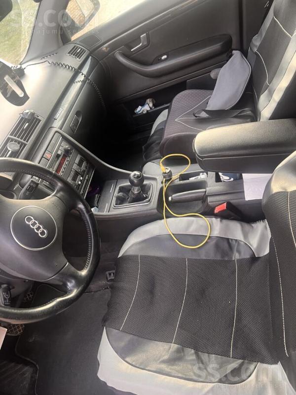 Black Audi A4 2003 in Valmiera, with an engine capacity of 1.90 L and mileage of 0 thousand km for 2100 €, photo 6 on AUTOMOTO.COM.LV