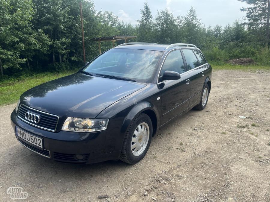 Melns Audi A4 2003 Panevēža, ar dzinēja tilpumu 1.90 L un nobraukumu 271 tūkst. km par 1100 €, foto 3 vietnē AUTOMOTO.COM.LV