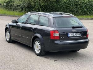 Black Audi A4 2003 in Radviliskis, with an engine capacity of 1.90 L and mileage of 271 thousand km for 1950 €, photo 8 on AUTOMOTO.COM.LV