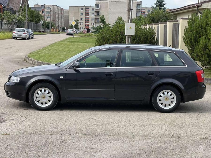Black Audi A4 2003 in Radviliskis, with an engine capacity of 1.90 L and mileage of 271 thousand km for 1950 €, photo 9 on AUTOMOTO.COM.LV