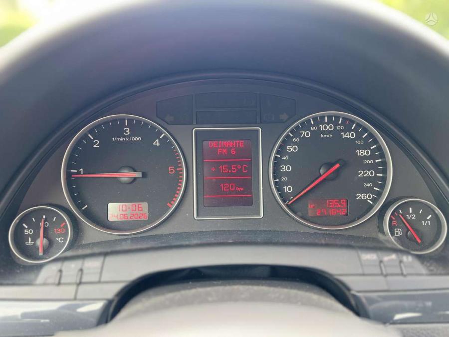 Black Audi A4 2003 in Radviliskis, with an engine capacity of 1.90 L and mileage of 271 thousand km for 1950 €, photo 17 on AUTOMOTO.COM.LV