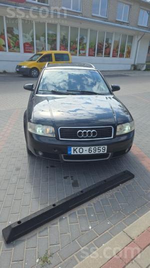Black Audi A4 2003 in Liepaja, with an engine capacity of 1.60 L and mileage of 399 thousand km for 1250 €, photo  on AUTOMOTO.COM.LV