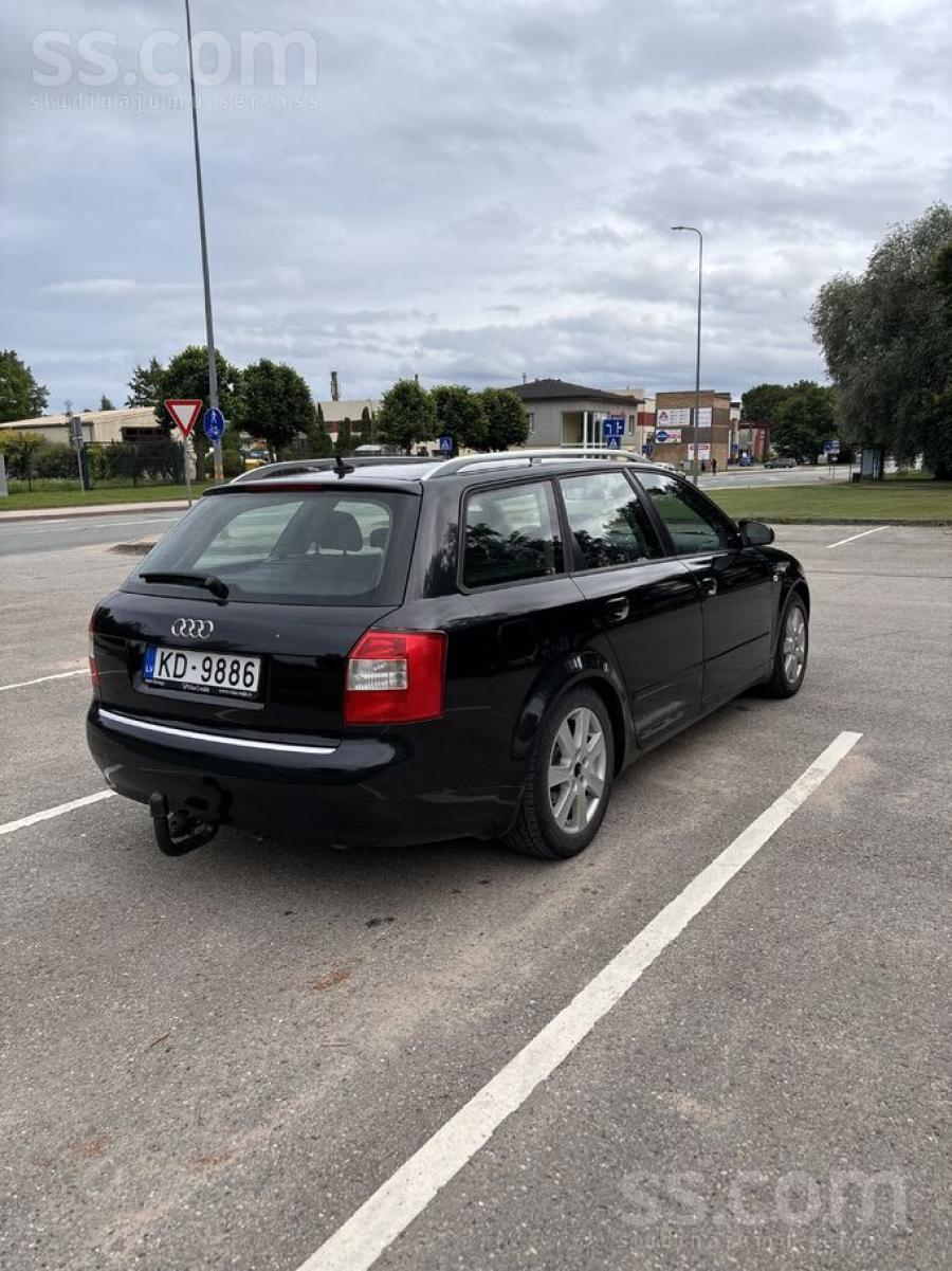 Black Audi A4 2003 in Saldus, with an engine capacity of 2.50 L and mileage of 374 thousand km for 1550 €, photo 5 on AUTOMOTO.COM.LV
