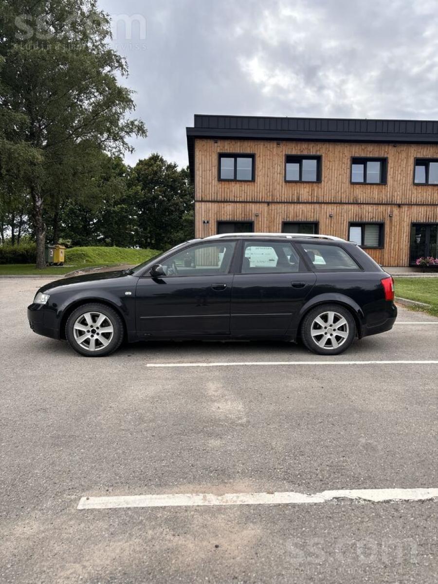 Black Audi A4 2003 in Saldus, with an engine capacity of 2.50 L and mileage of 374 thousand km for 1550 €, photo 6 on AUTOMOTO.COM.LV