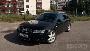 Black Audi A4 2003 in Riga, with an engine capacity of 1.80 L and mileage of 360 thousand km for 2950 €, photo  on AUTOMOTO.COM.LV