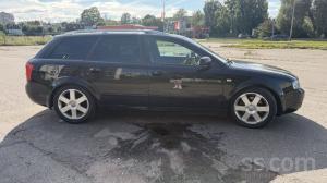 Black Audi A4 2003 in Riga, with an engine capacity of 1.80 L and mileage of 360 thousand km for 2950 €, photo 4 on AUTOMOTO.COM.LV