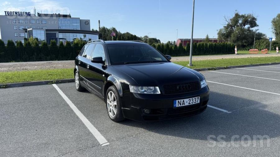 Black Audi A4 2003 in Riga, with an engine capacity of 1.90 L and mileage of 420 thousand km for 1500 €, photo 3 on AUTOMOTO.COM.LV