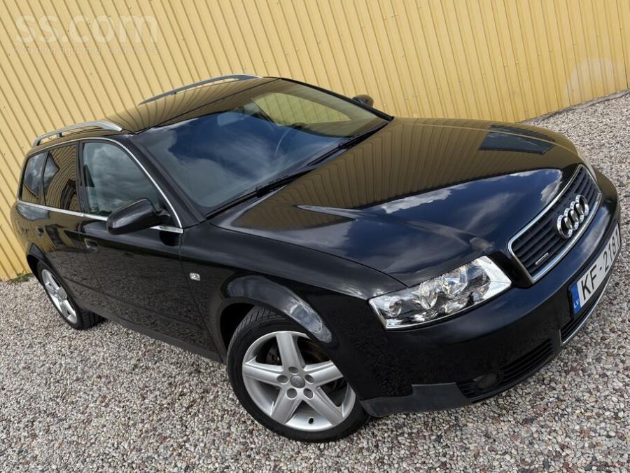 Black Audi A4 2003 in Tukums, with an engine capacity of 1.90 L and mileage of 438 thousand km for 1900 €, photo 1 on AUTOMOTO.COM.LV