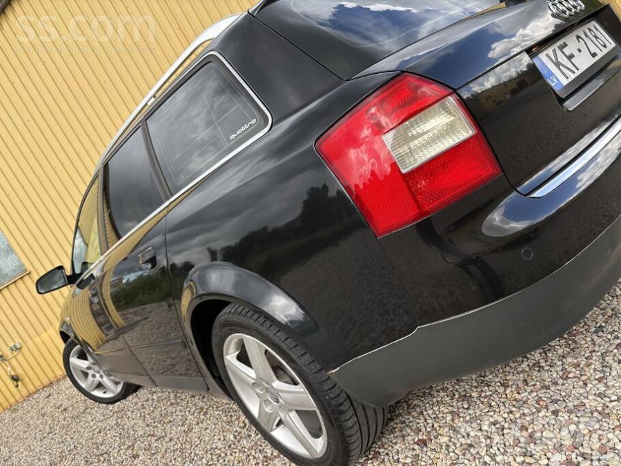 Black Audi A4 2003 in Tukums, with an engine capacity of 1.90 L and mileage of 438 thousand km for 1900 €, photo 13 on AUTOMOTO.COM.LV
