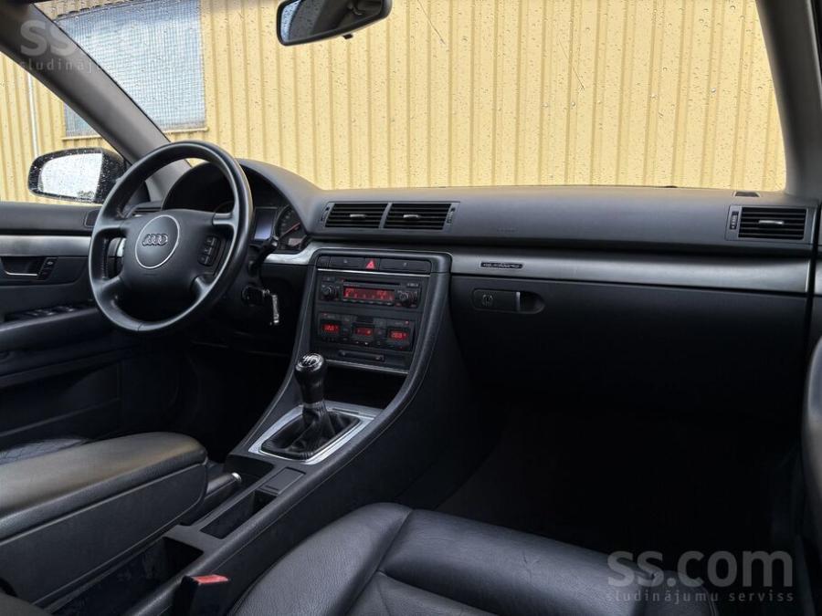 Black Audi A4 2003 in Tukums, with an engine capacity of 1.90 L and mileage of 438 thousand km for 1900 €, photo 15 on AUTOMOTO.COM.LV