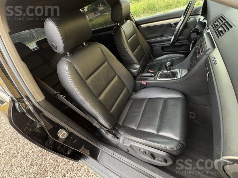 Black Audi A4 2003 in Tukums, with an engine capacity of 1.90 L and mileage of 438 thousand km for 1900 €, photo 21 on AUTOMOTO.COM.LV