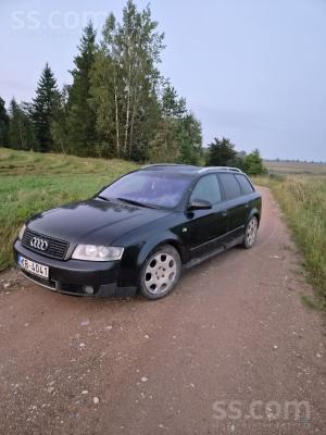 Melns Audi A4 2003 Madona, ar dzinēja tilpumu 1.90 L un nobraukumu 380 tūkst. km par 930 €, foto  vietnē AUTOMOTO.COM.LV