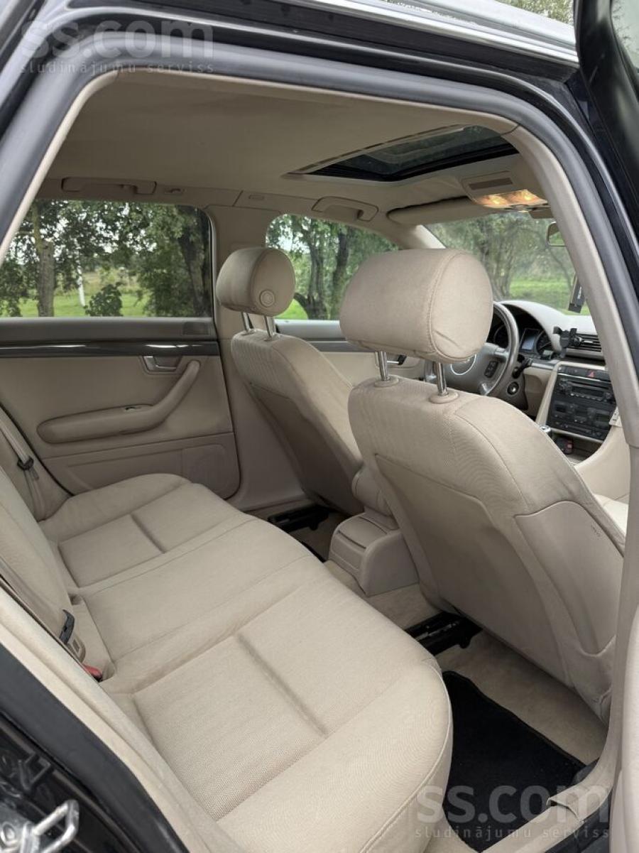 Melns Audi A4 2003 Bauska, ar dzinēja tilpumu 2.50 L un nobraukumu 395 tūkst. km par 1650 €, foto 14 vietnē AUTOMOTO.COM.LV