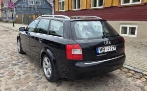 Black Audi A4 2003 in Jelgava, with an engine capacity of 1.90 L and mileage of 0 thousand km for 1390 €, photo 3 on AUTOMOTO.COM.LV