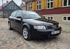 Black Audi A4 2003 in Jelgava, with an engine capacity of 1.90 L and mileage of 0 thousand km for 1390 €, photo 5 on AUTOMOTO.COM.LV