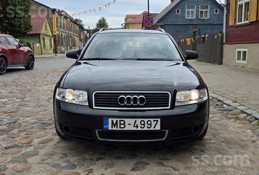 Black Audi A4 2003 in Jelgava, with an engine capacity of 1.90 L and mileage of 0 thousand km for 1390 €, photo 6 on AUTOMOTO.COM.LV