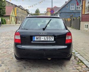 Black Audi A4 2003 in Jelgava, with an engine capacity of 1.90 L and mileage of 0 thousand km for 1390 €, photo 7 on AUTOMOTO.COM.LV