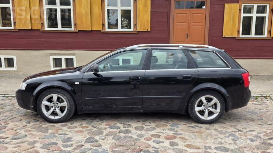 Black Audi A4 2003 in Jelgava, with an engine capacity of 1.90 L and mileage of 0 thousand km for 1390 €, photo 8 on AUTOMOTO.COM.LV
