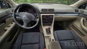 Black Audi A4 2003 in Jelgava, with an engine capacity of 1.90 L and mileage of 0 thousand km for 1390 €, photo 12 on AUTOMOTO.COM.LV
