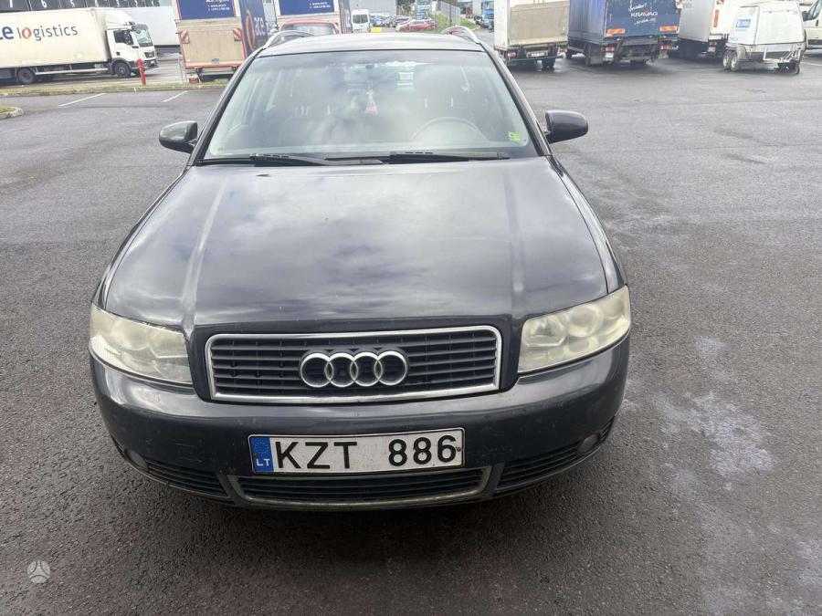 Melns Audi A4 2003 Viļņa, ar dzinēja tilpumu 1.90 L un nobraukumu 472 tūkst. km par 1300 €, foto 1 vietnē AUTOMOTO.COM.LV