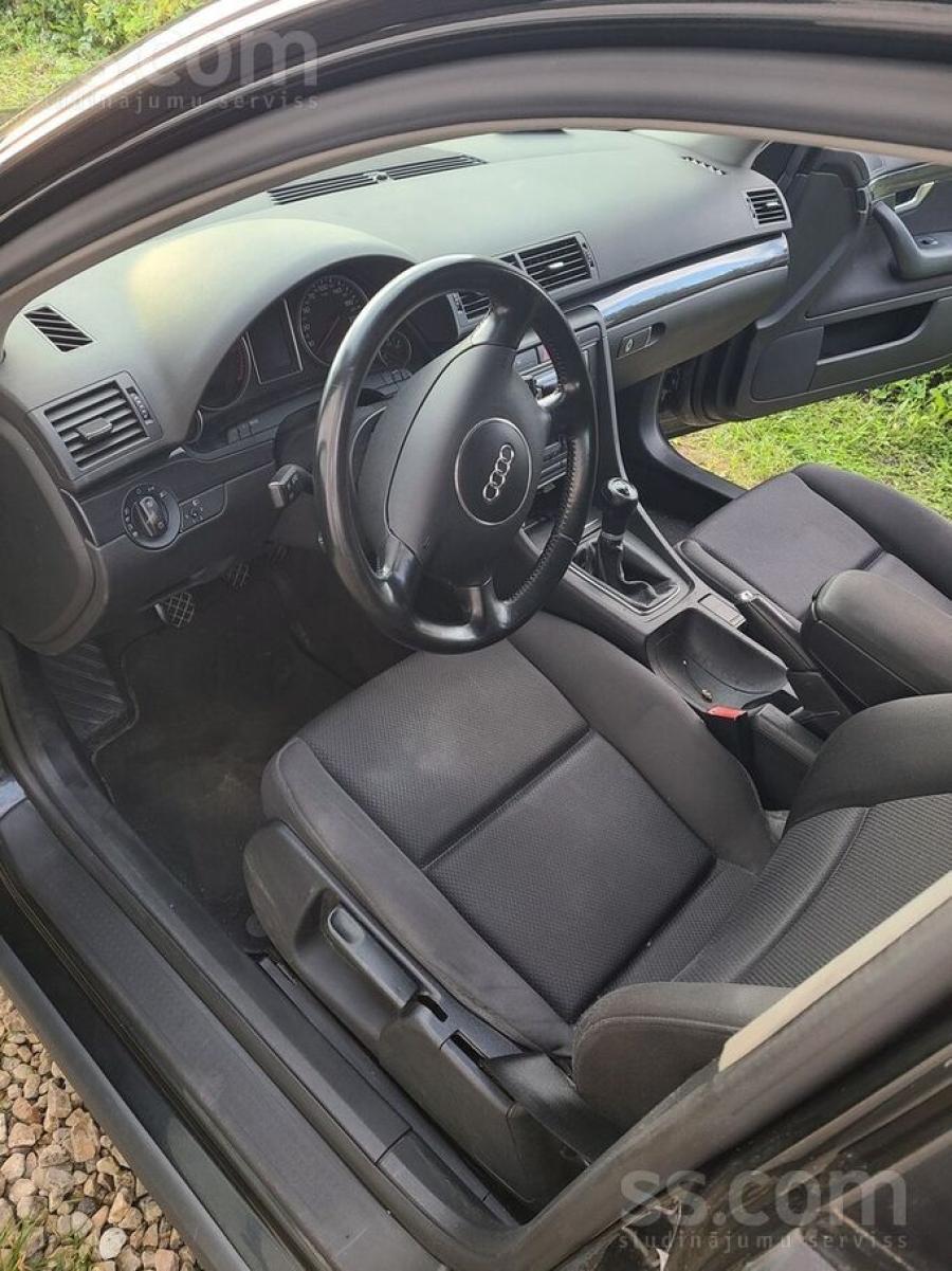 Melns Audi A4 2003 Jelgava, ar dzinēja tilpumu 1.90 L un nobraukumu 329 tūkst. km par 1650 €, foto 7 vietnē AUTOMOTO.COM.LV
