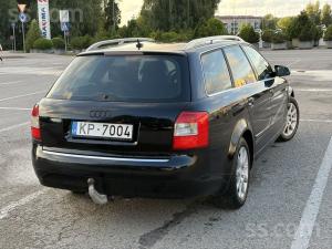 Black Audi A4 2003 in Riga, with an engine capacity of 1.90 L and mileage of 376 thousand km for 1800 €, photo 4 on AUTOMOTO.COM.LV