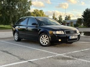 Black Audi A4 2003 in Riga, with an engine capacity of 1.90 L and mileage of 376 thousand km for 1800 €, photo 6 on AUTOMOTO.COM.LV