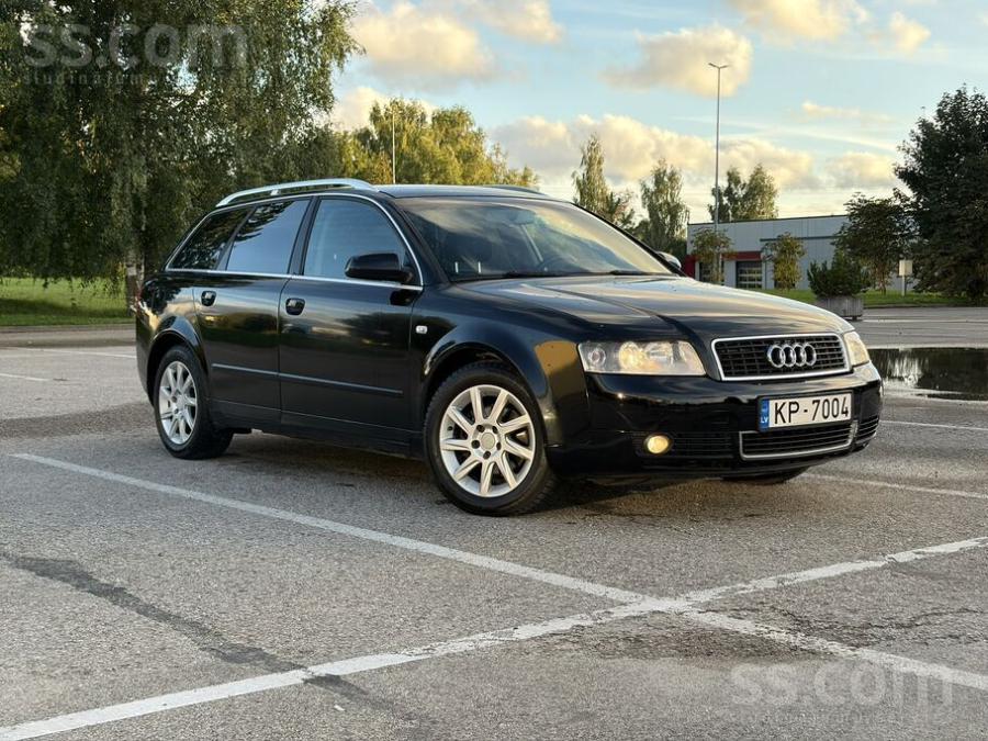 Black Audi A4 2003 in Riga, with an engine capacity of 1.90 L and mileage of 376 thousand km for 1800 €, photo 6 on AUTOMOTO.COM.LV
