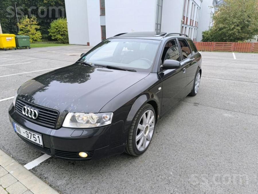 Black Audi A4 2003 in Bauska, with an engine capacity of 2.50 L and mileage of 416 thousand km for 2350 €, photo 1 on AUTOMOTO.COM.LV