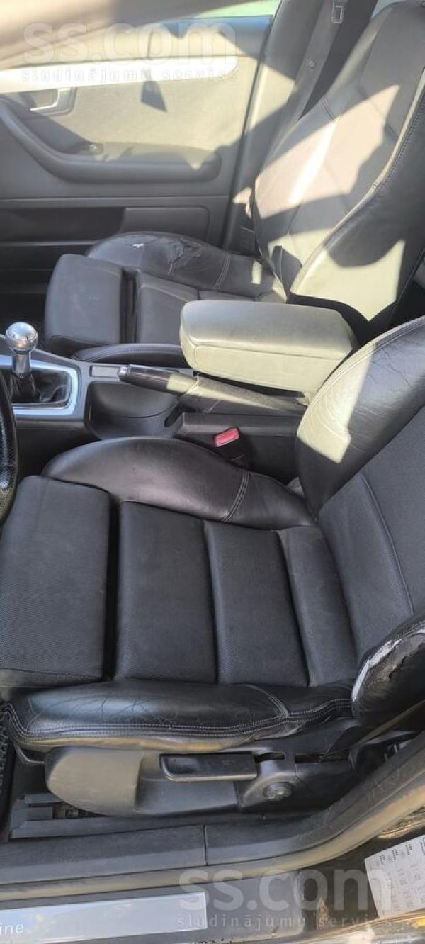 Black Audi A4 2003 in Bauska, with an engine capacity of 2.50 L and mileage of 416 thousand km for 2350 €, photo 7 on AUTOMOTO.COM.LV