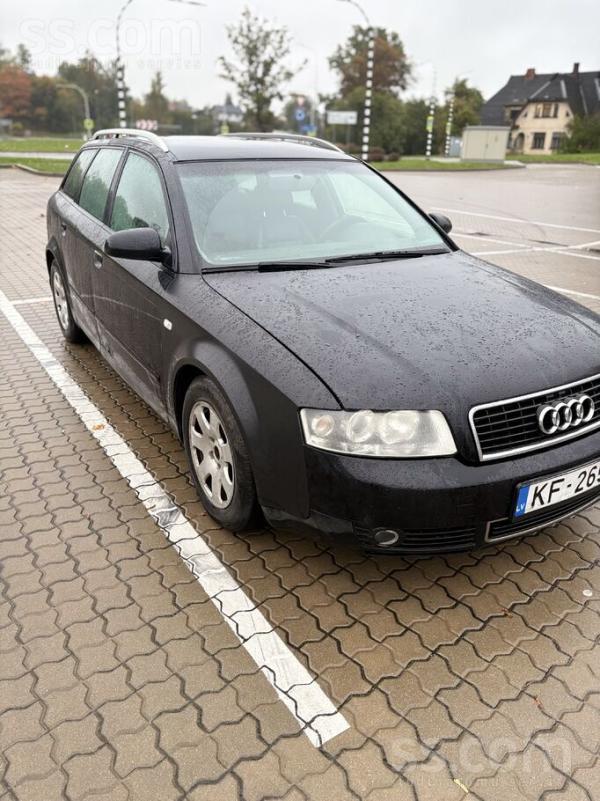 Black Audi A4 2003 in Saldus, with an engine capacity of 1.90 L and mileage of 386 thousand km for 1250 €, photo 3 on AUTOMOTO.COM.LV