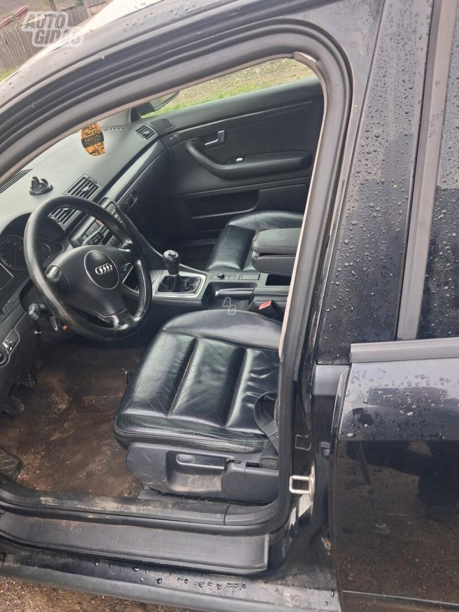 Black Audi A4 2003 in Vilnius, with an engine capacity of 1.90 L and mileage of 382 thousand km for 400 €, photo 6 on AUTOMOTO.COM.LV
