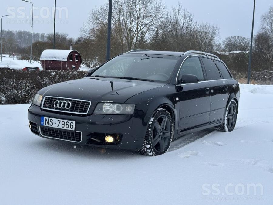 Black Audi A4 2004 in Tukums, with an engine capacity of 1.90 L and mileage of 342 thousand km for 3400 €, photo 2 on AUTOMOTO.COM.LV