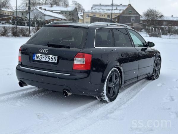 Black Audi A4 2004 in Tukums, with an engine capacity of 1.90 L and mileage of 342 thousand km for 3400 €, photo 3 on AUTOMOTO.COM.LV