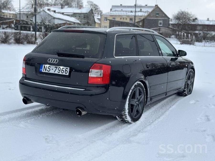 Black Audi A4 2004 in Tukums, with an engine capacity of 1.90 L and mileage of 342 thousand km for 3400 €, photo 3 on AUTOMOTO.COM.LV