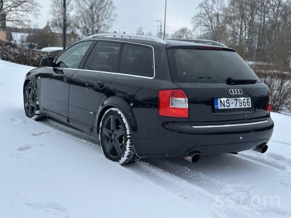 Black Audi A4 2004 in Tukums, with an engine capacity of 1.90 L and mileage of 342 thousand km for 3400 €, photo 4 on AUTOMOTO.COM.LV