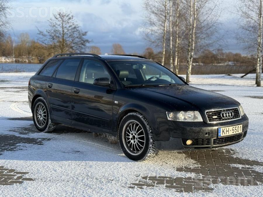 Black Audi A4 2004 in Riga, with an engine capacity of 1.90 L and mileage of 353 thousand km for 1650 €, photo 1 on AUTOMOTO.COM.LV